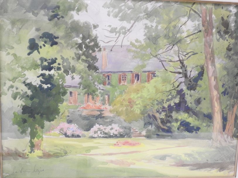 Rene Pean | Vues du château et Le Vieux Logis ; Untitled | MutualArt