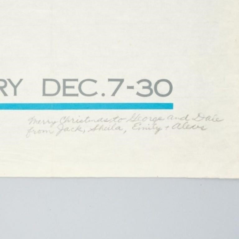 Sheila Butler | An exhibition poster of Sheila Butler for the Arthur St ...