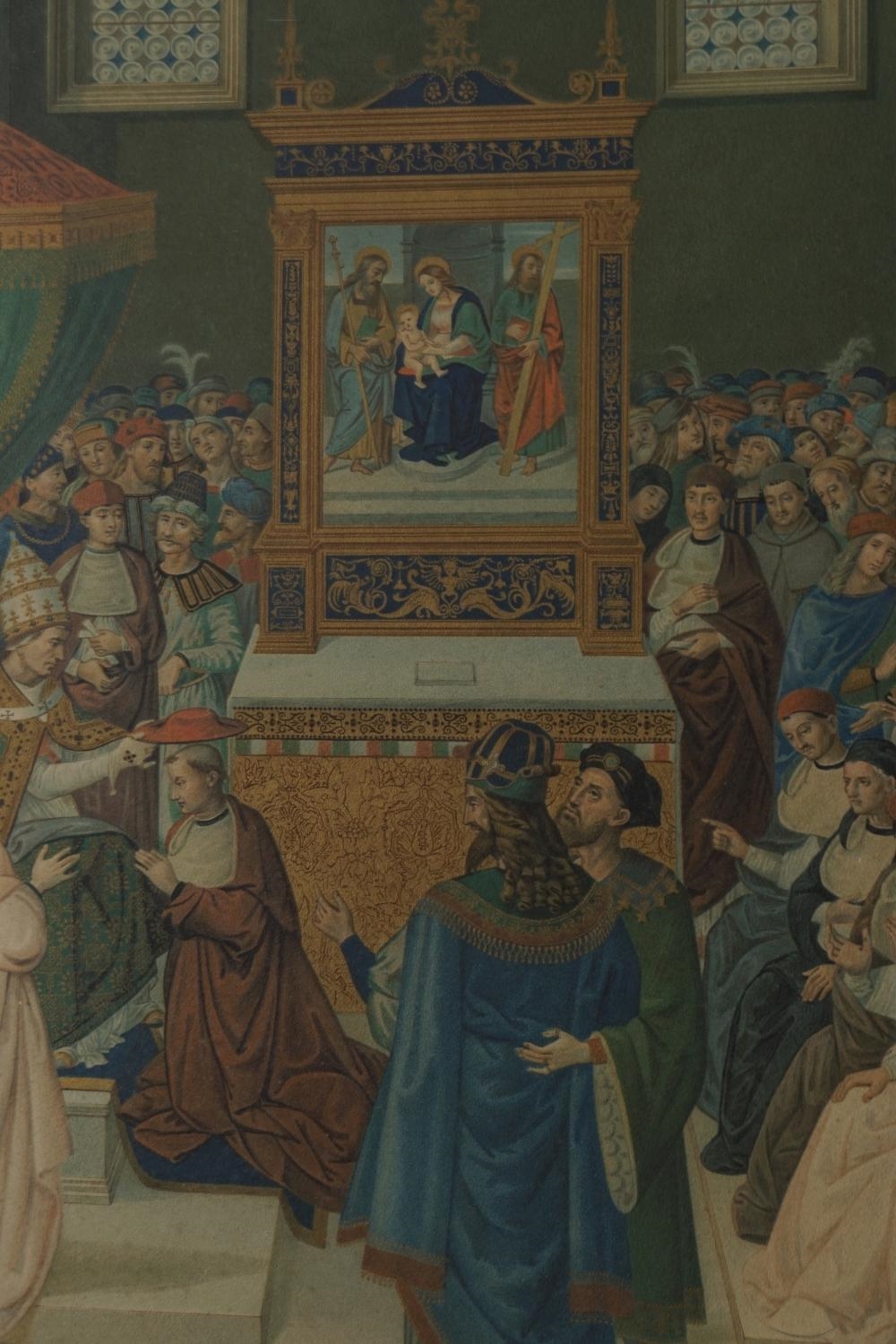 Bernardino Pinturicchio | Aeneas Silvius Piccolomini receiving the ...