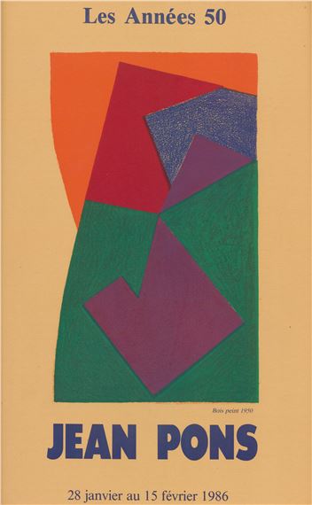 Jean Pons | PLAKÁT K VÝSTAVĚ | MutualArt