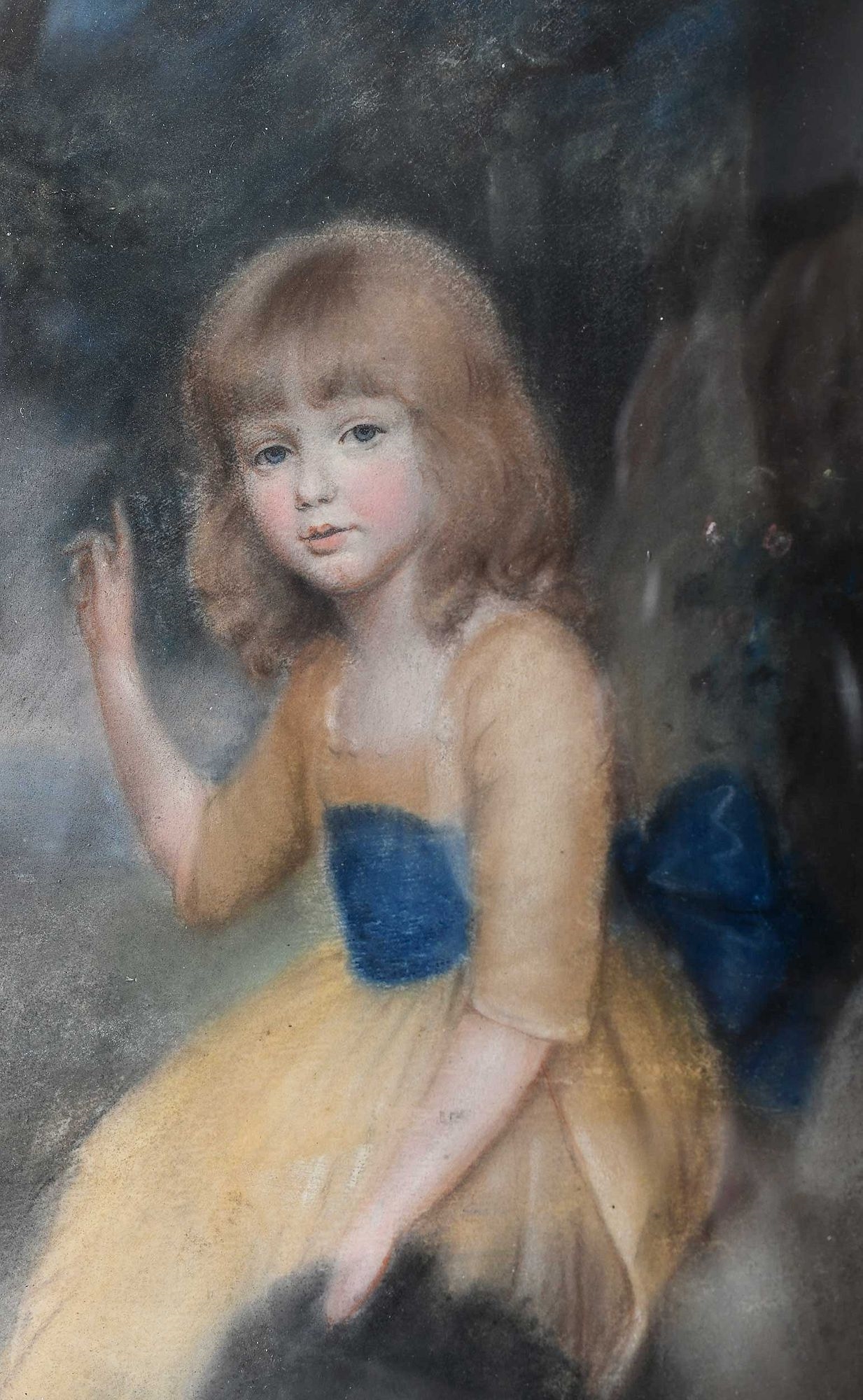 James Sharples | Portrait of a Young Girl in a Landscape (19th Century ...