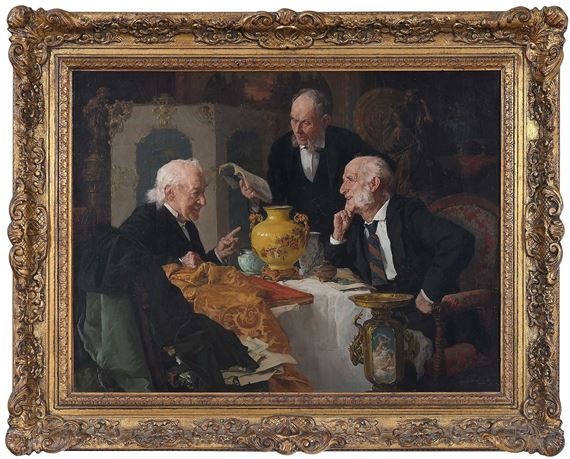 Louis Charles Moeller | The Connoisseurs (1901) | MutualArt