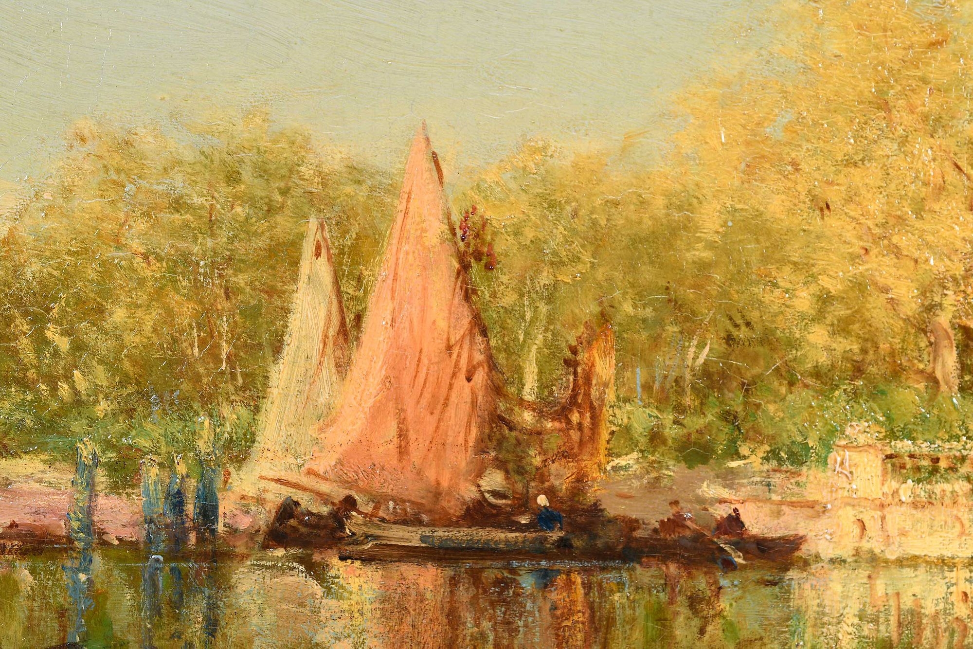 Félix Ziem | View of a Venetian Canal | MutualArt