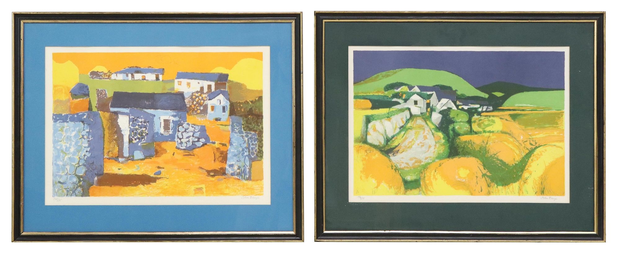 John Elwyn | Orange Landscape (Circa 1970) | MutualArt