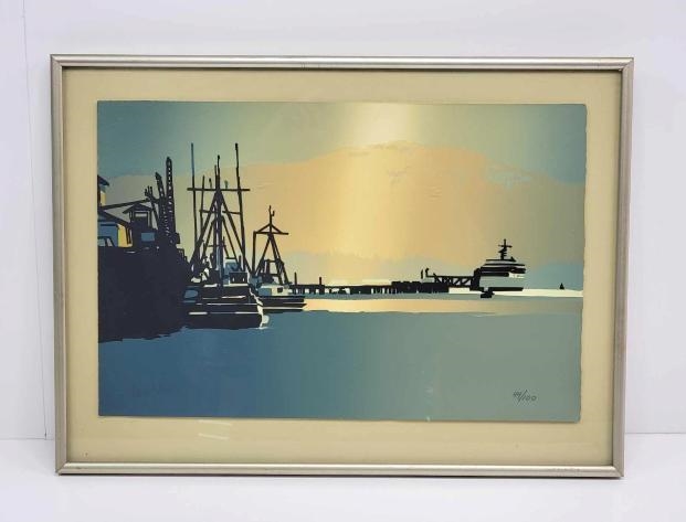 Byron Birdsall | Boats in a Harbor | MutualArt