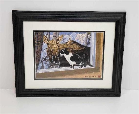 Byron Birdsall | Moose & Cat | MutualArt