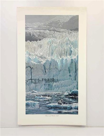 Ed Tussey | Glacier and Harbor Seals | MutualArt