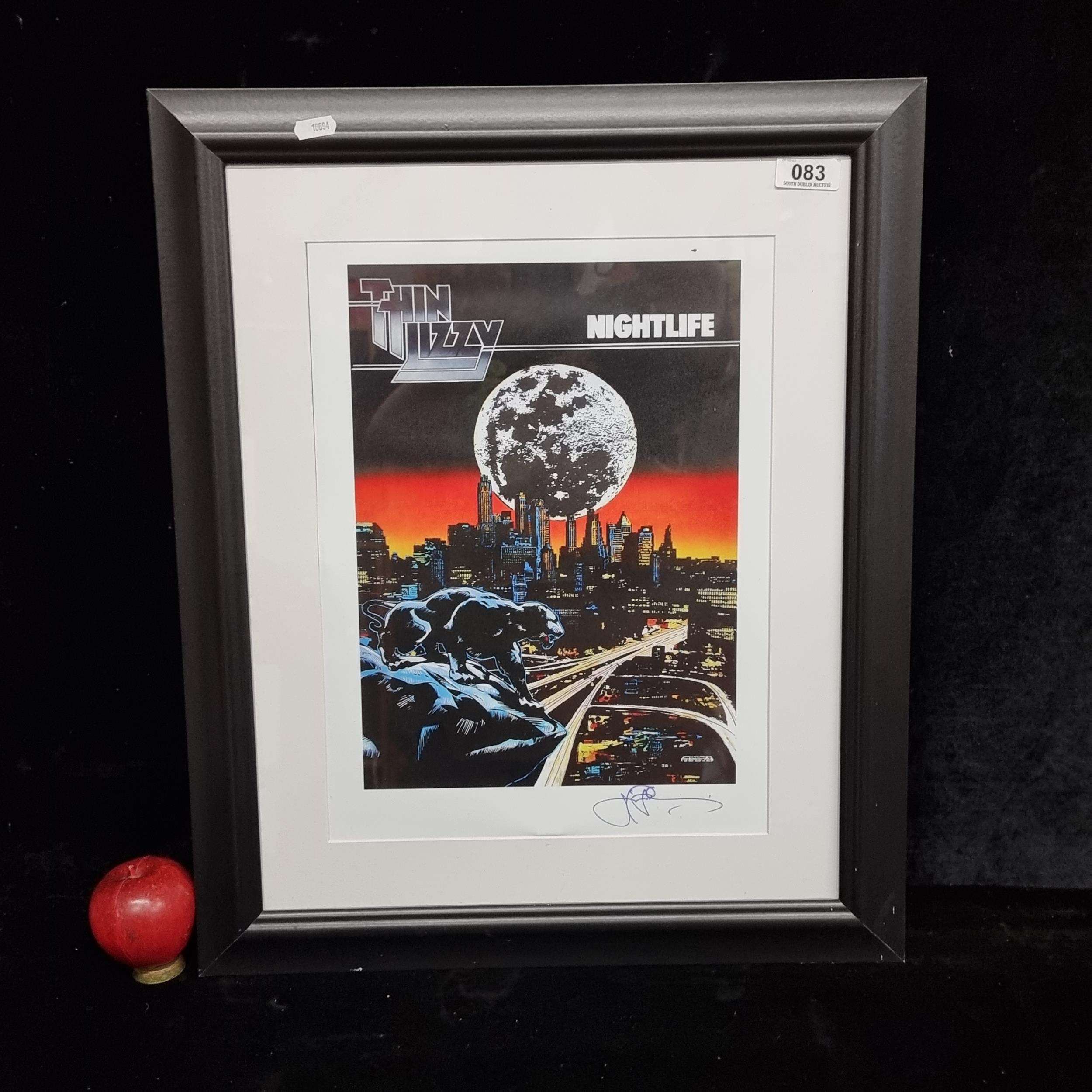 Jim Fitzpatrick | Thin Lizzy poster for Nightlife (1974) | MutualArt