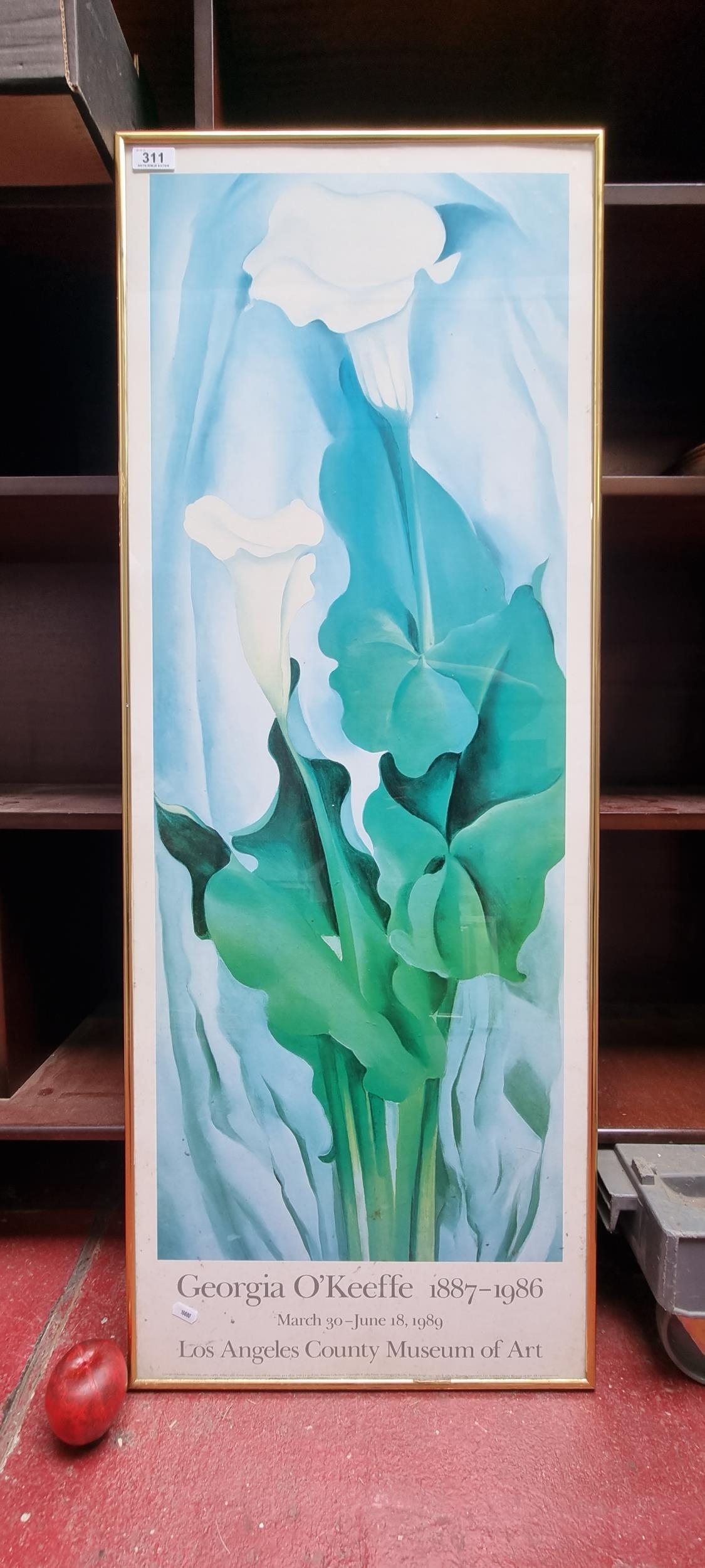 Georgia O'Keeffe | Exhibition poster (1989) | MutualArt