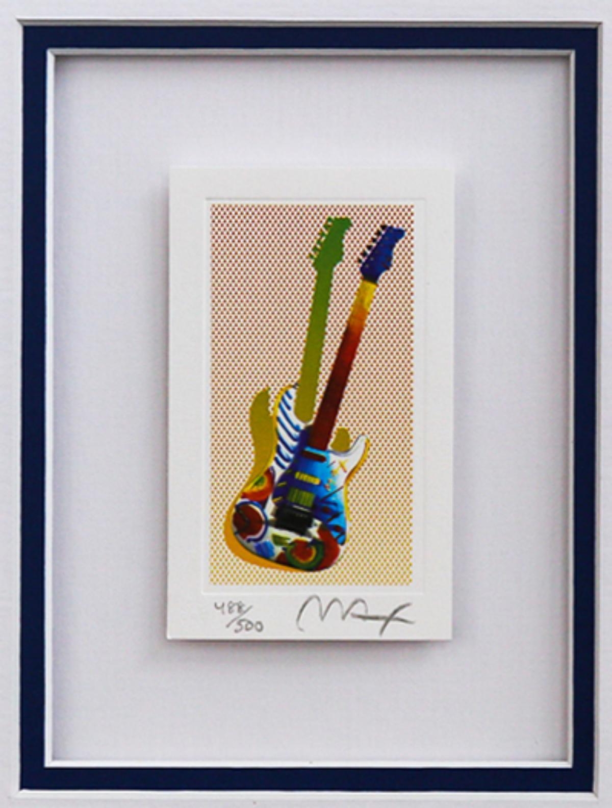 Peter Max | Rock-N-Roll Guitar | MutualArt