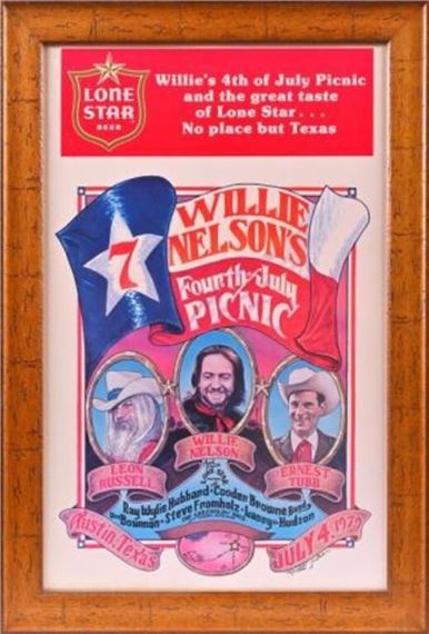Guy Juke | 1979 Willie Nelson 4th of July Picnic Poster (1979) | MutualArt