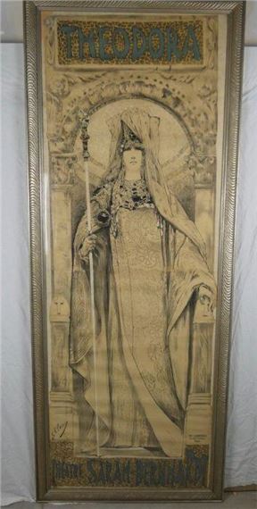 George Cairlin | poster for Theatre Sarah Bernhardt - Theodora | MutualArt