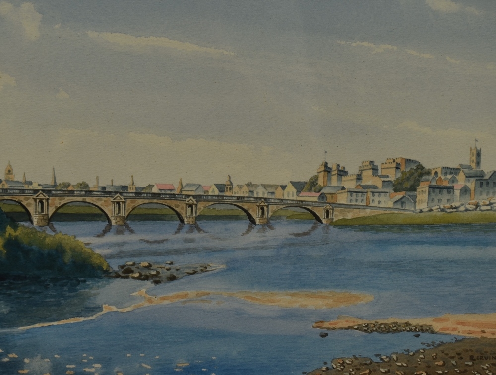 Richard Irving | Skerton Bridge with Lancaster | MutualArt