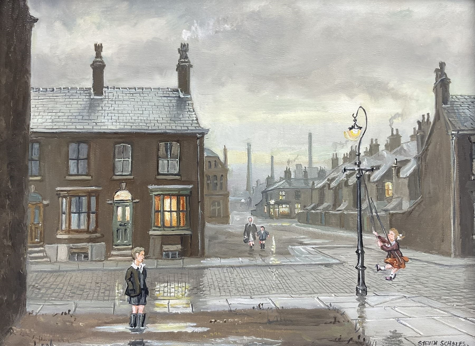 Steven Scholes | Market Street Manchester 1962 (1962) | MutualArt