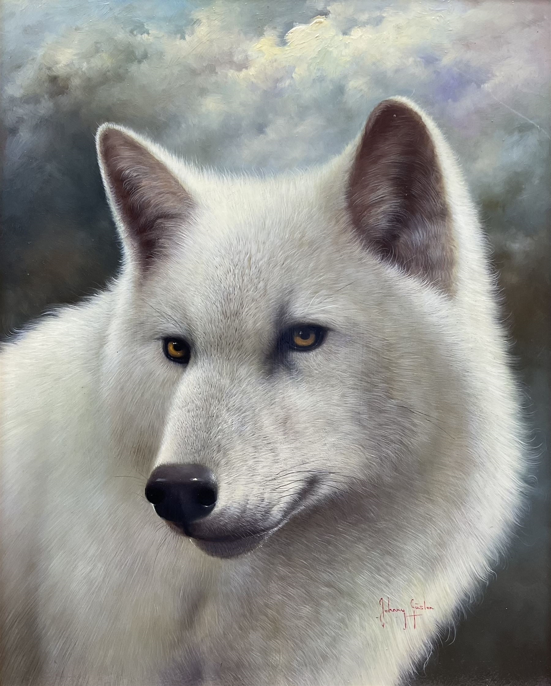 Johnny Gaston | The White Wolf | MutualArt
