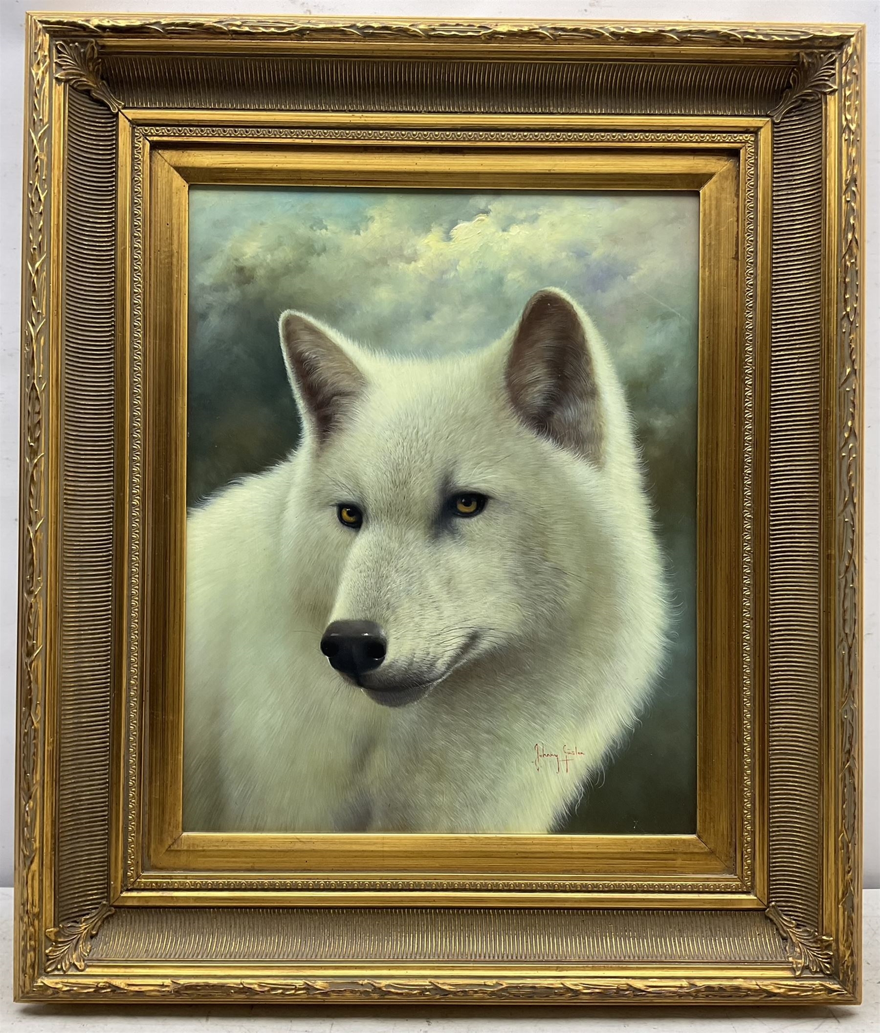Johnny Gaston | The White Wolf | MutualArt