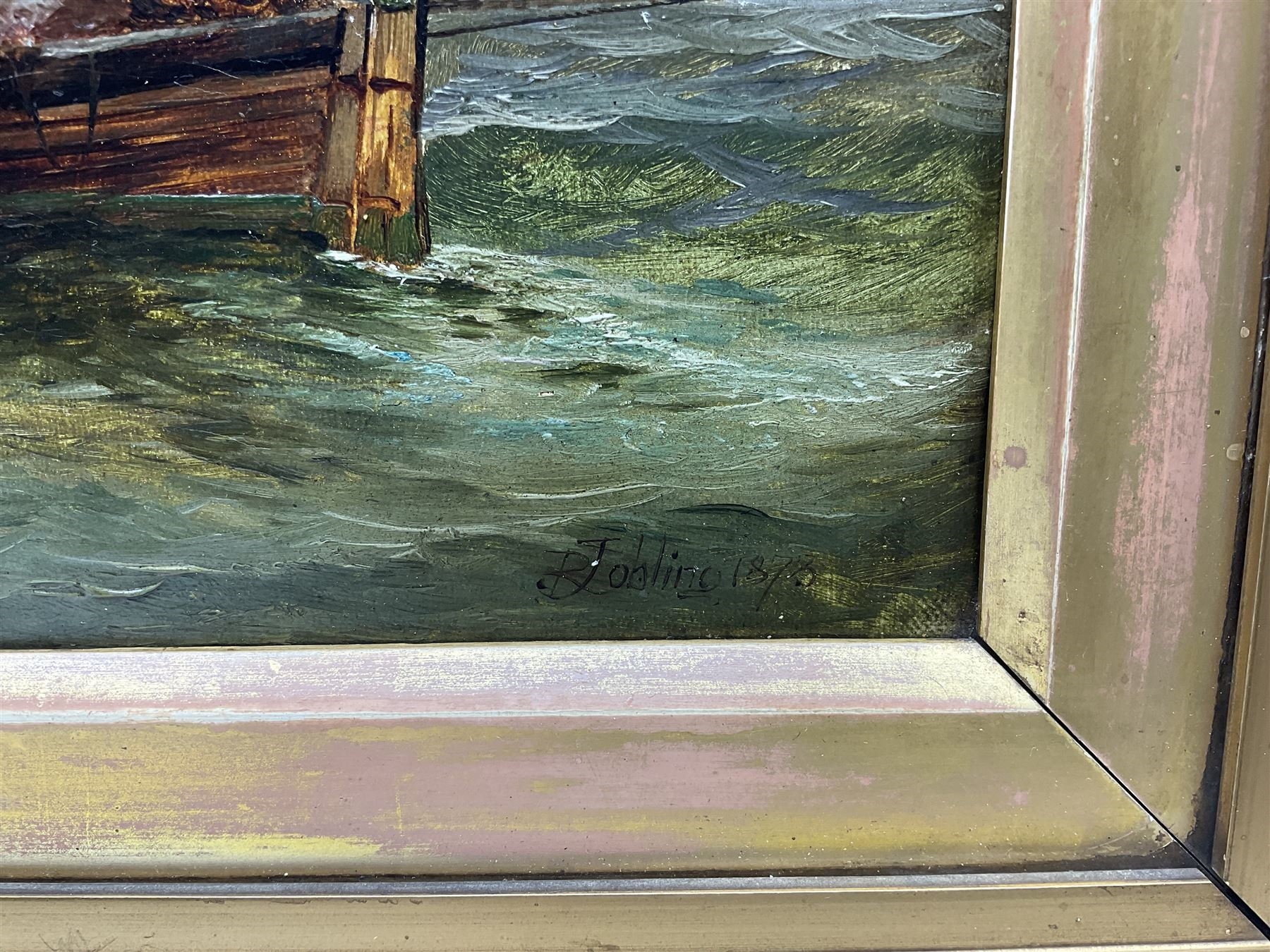 Robert Jobling | Berwick Fishing Boats at Sea with Tall Masted Ship in ...