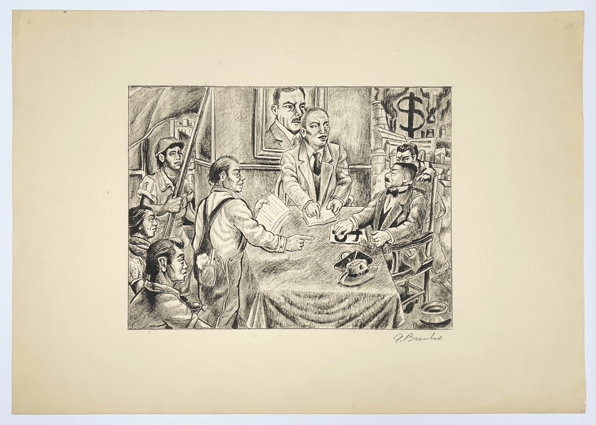 Ángel Bracho | Conflicto Petróleo | MutualArt