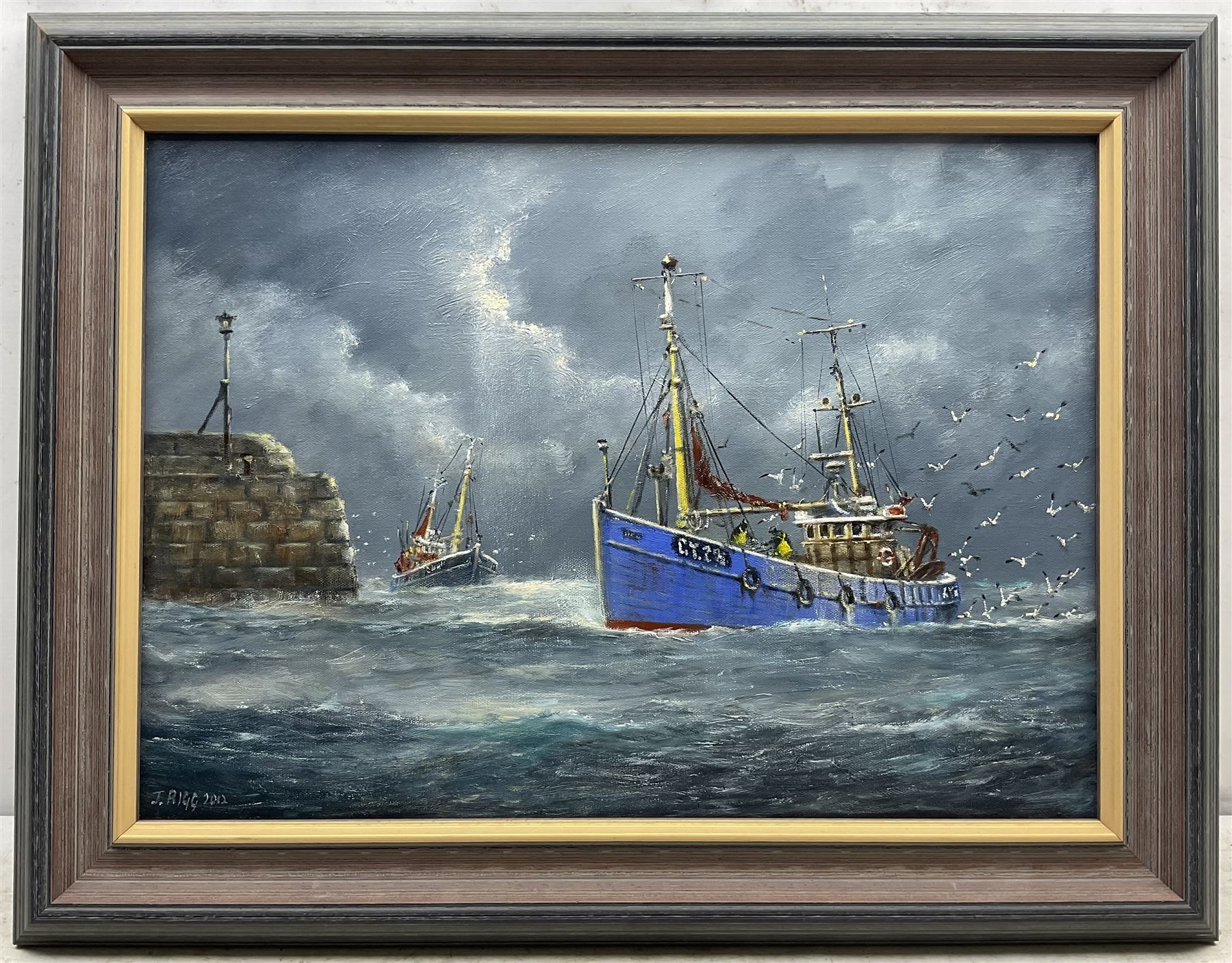 Jack Rigg | Fishermen' - Grimsby Trawlers Returning to Harbour (2012 ...