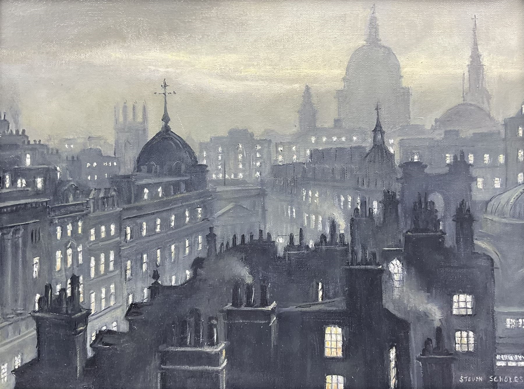 Steven Scholes | Market Street Manchester 1962 (1962) | MutualArt