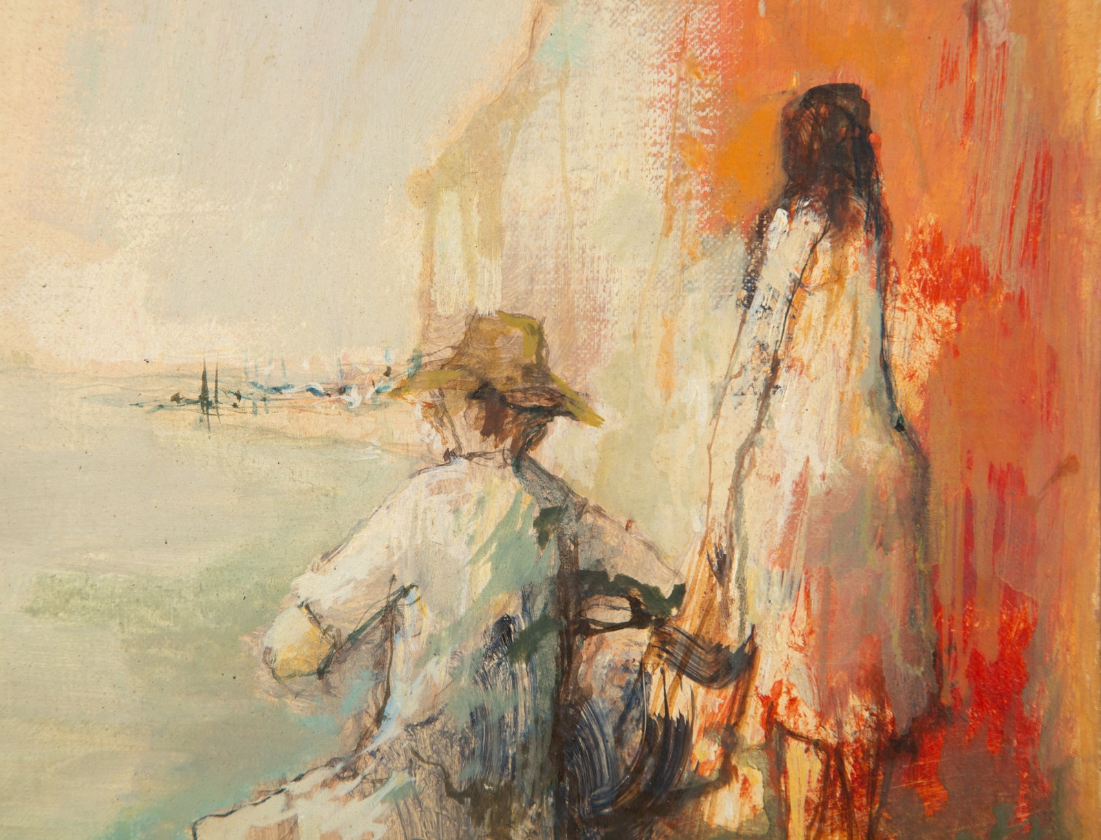 Jean Jansem | Personajes sur la plage | MutualArt