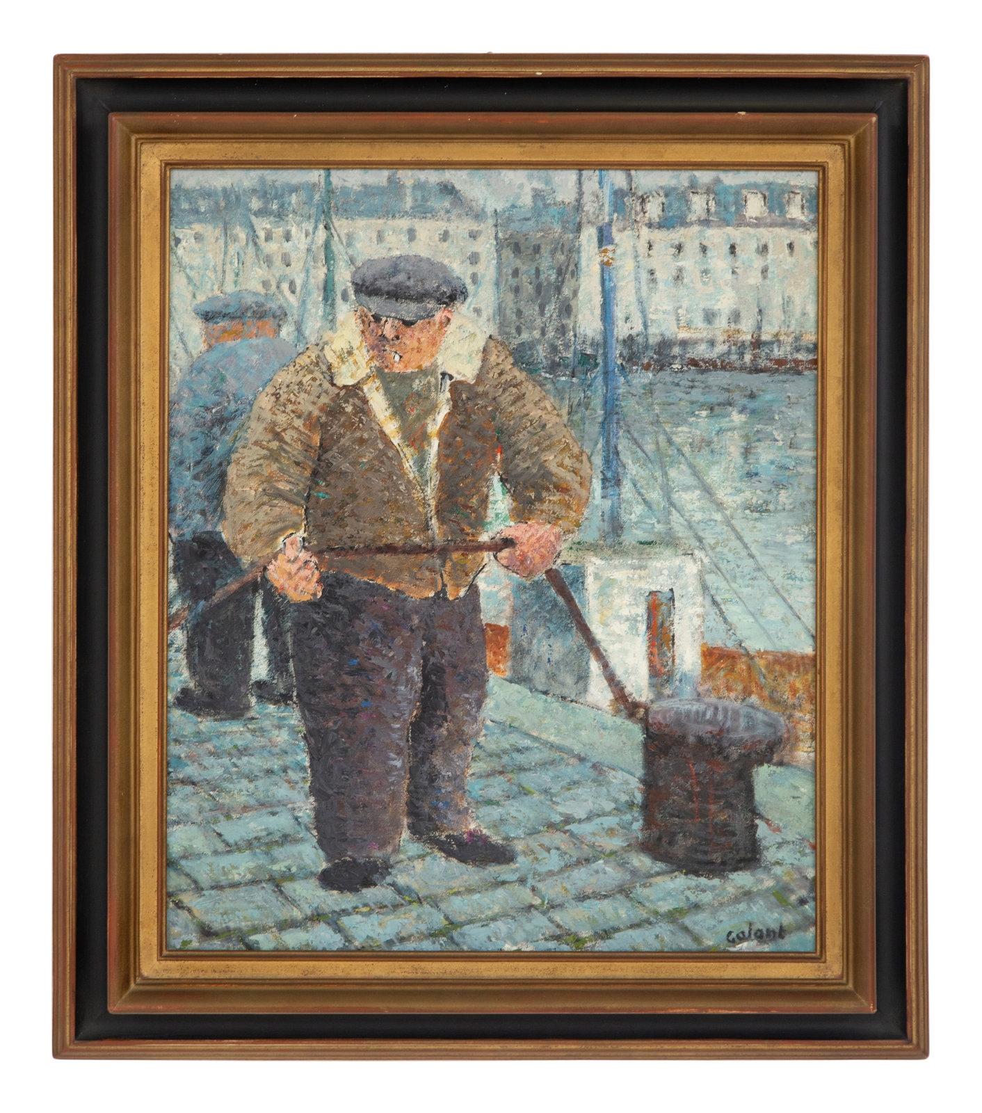 Rene Galant | Le port de Dieppe (1969) | MutualArt