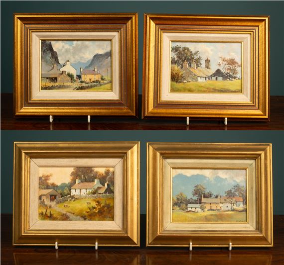 G. V. Gadd | four paintings of North Wales cottages | MutualArt