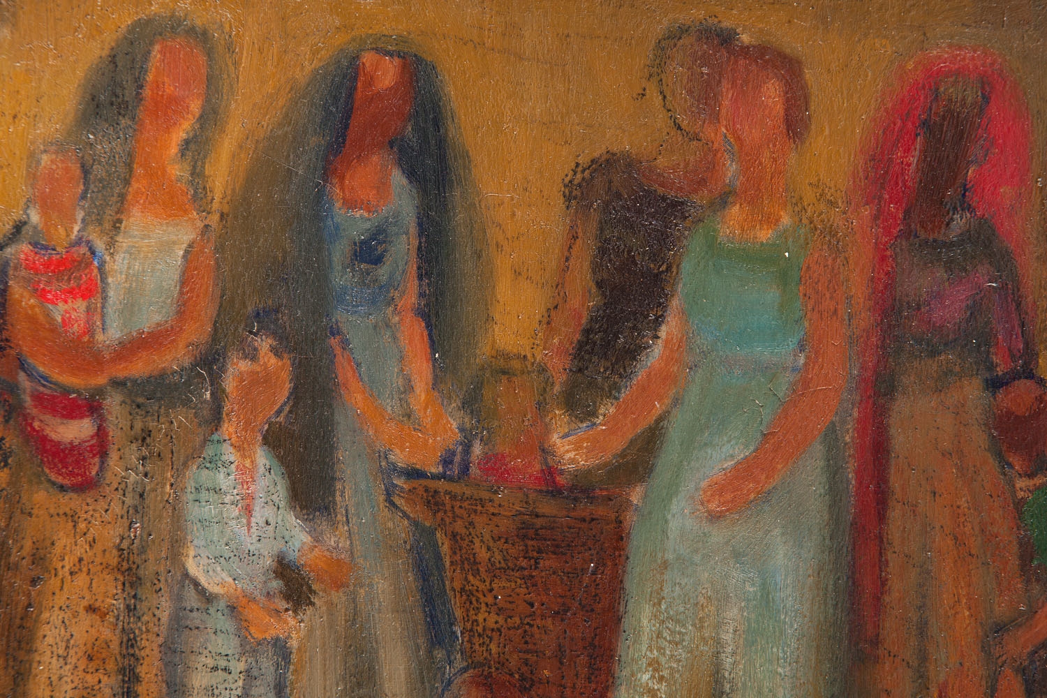 Ludwick Lille | Women with a cradle | MutualArt