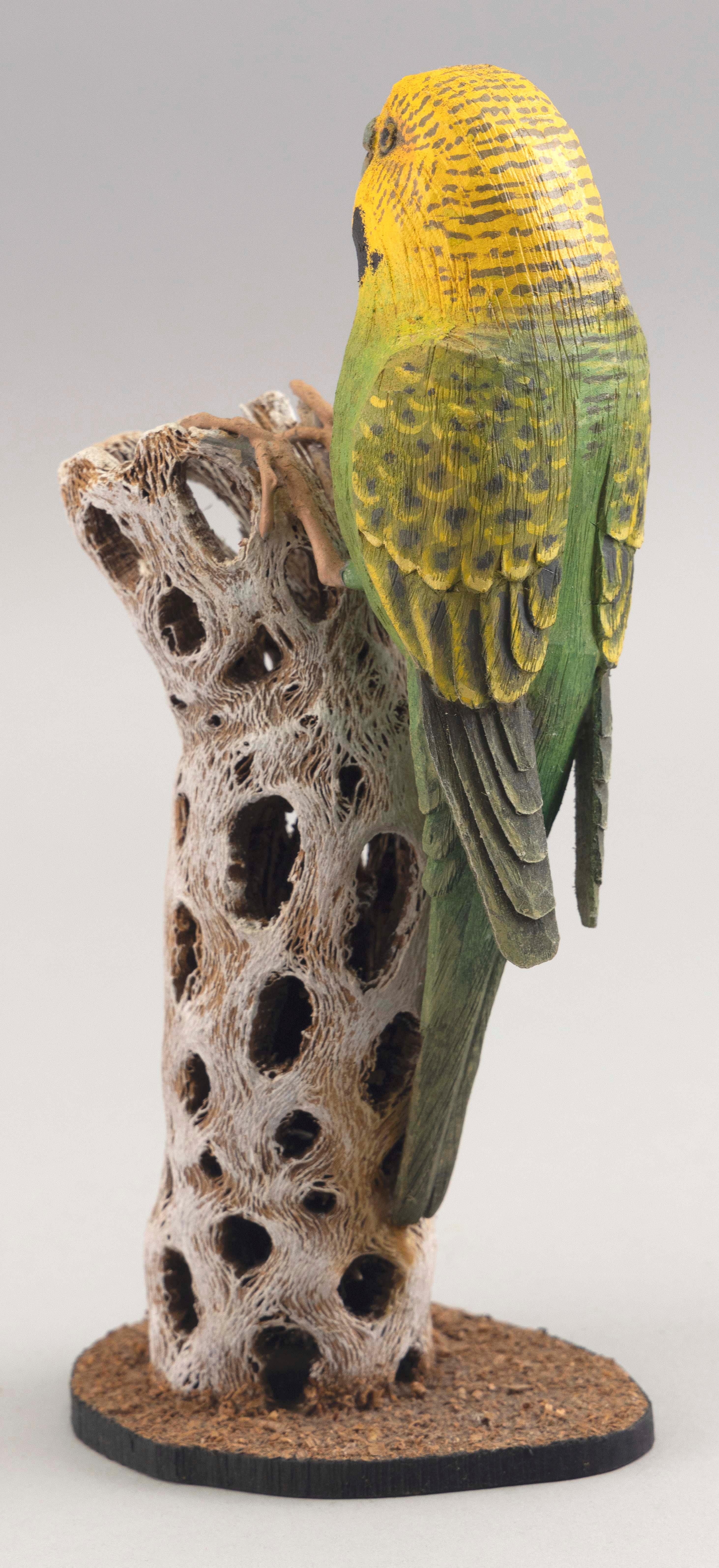 Stan Sparre | CARVING OF A PARAKEET | MutualArt