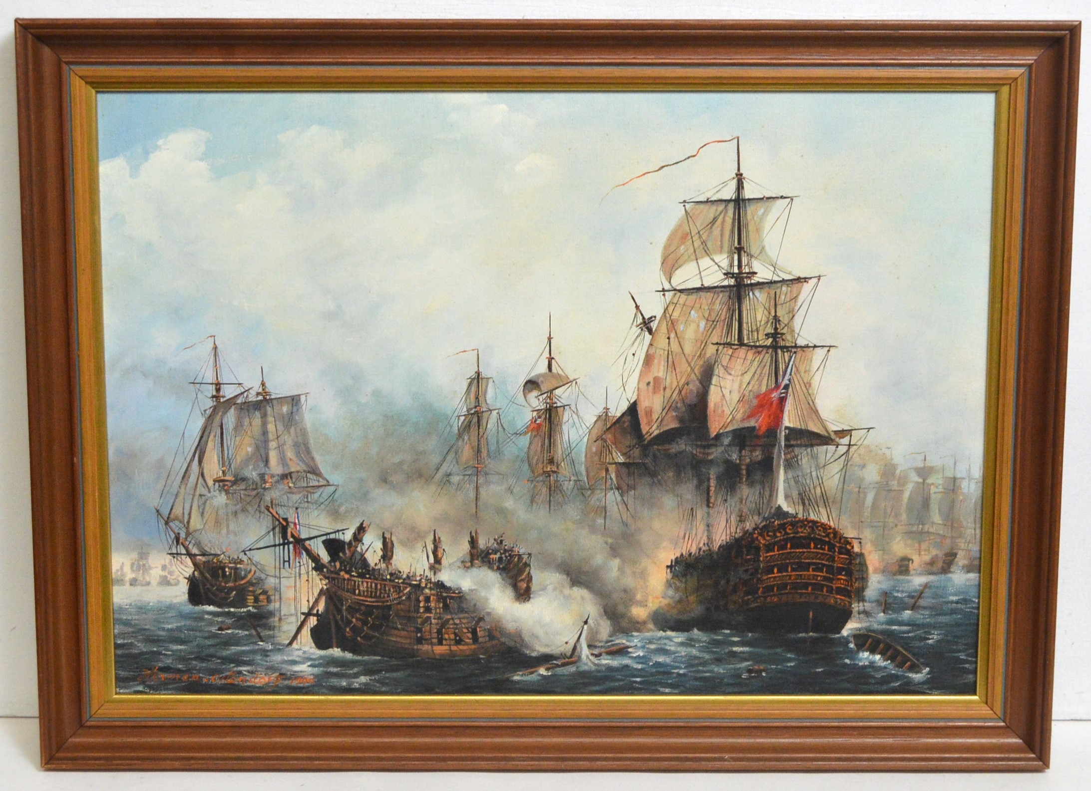 Herman von Ostendorf | The Battle of Trafalgar | MutualArt