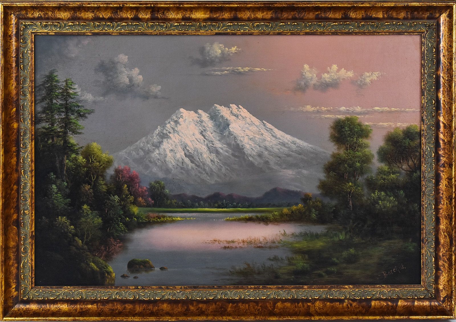Eliza Rosanna Barchus | ELIZA BARCHUS MT. SHASTA AT SUNSET | MutualArt
