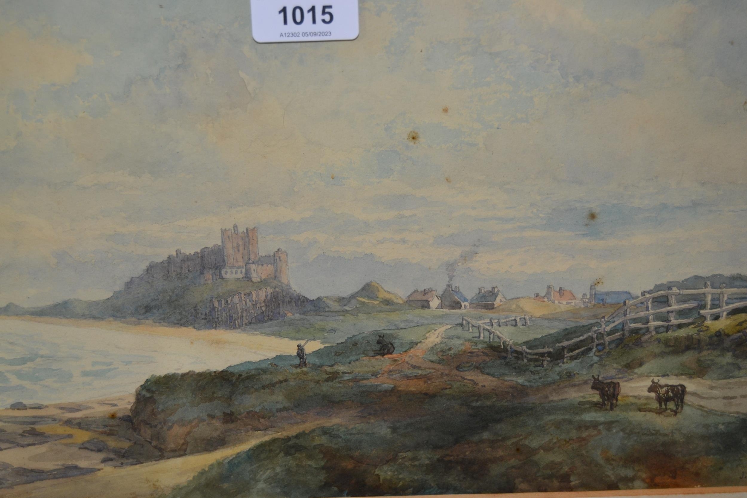 English School, 19th Century | view of Bamborough Castle (1804) | MutualArt