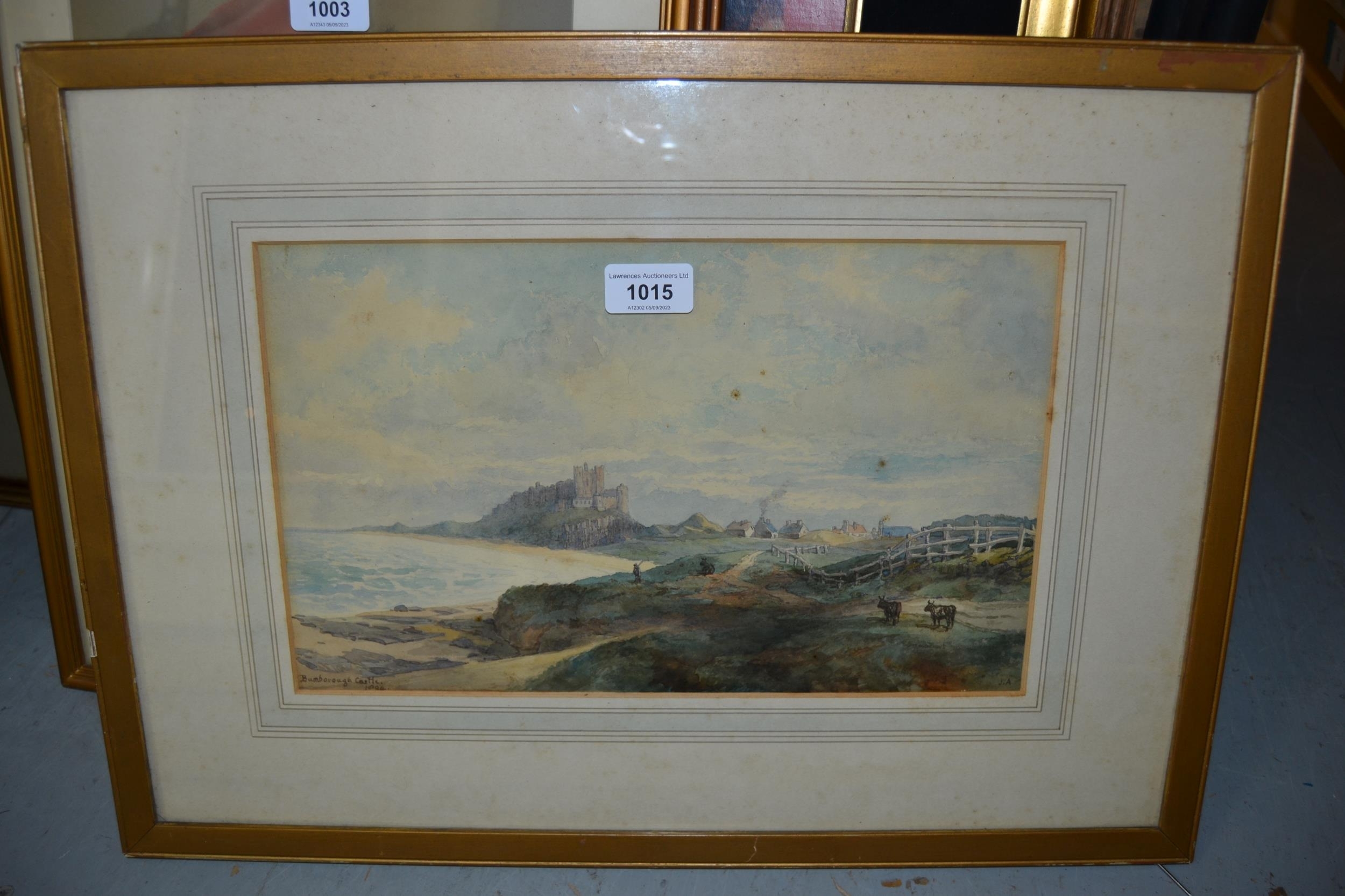 English School, 19th Century | view of Bamborough Castle (1804) | MutualArt