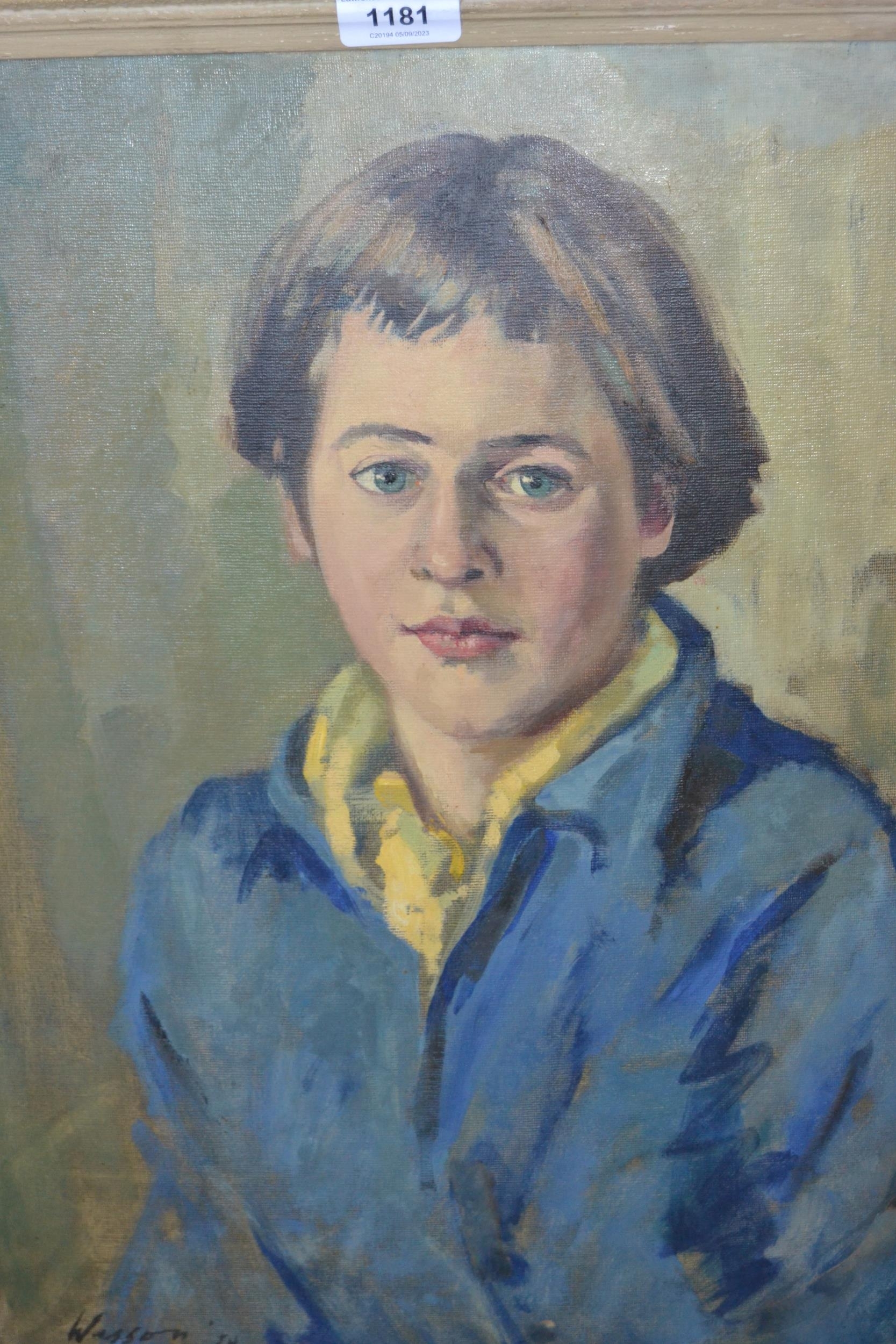 Edward Wesson | Portrait of Sally Jean McGowan; Portrait of Alexandra ...