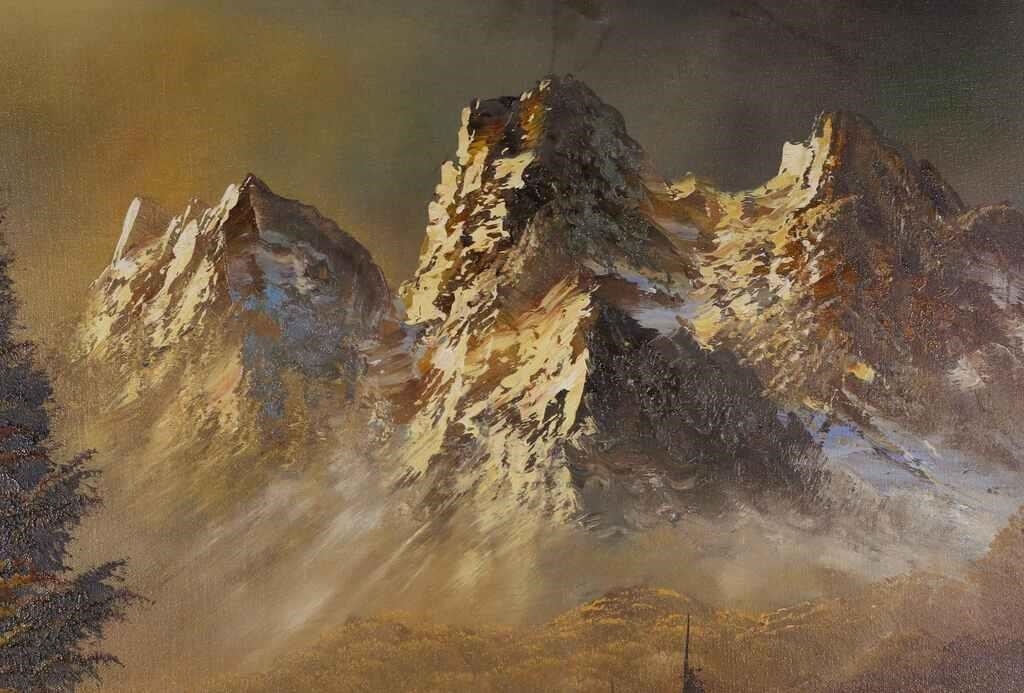 H. Thomas | Mountain Lake Landscape | MutualArt