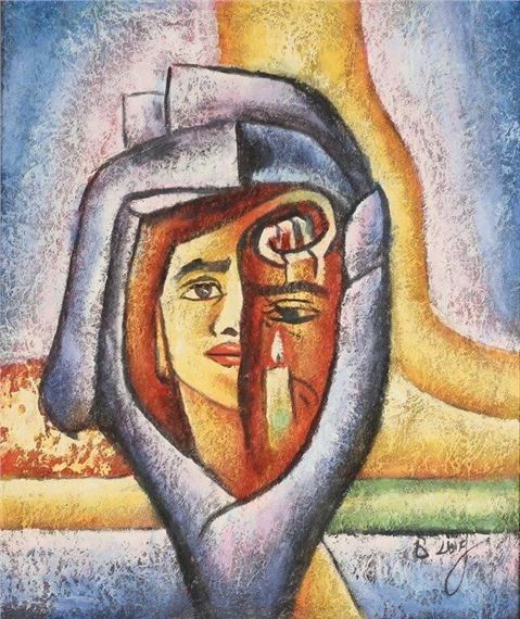 Benyamin Long | Cubist portrait | MutualArt