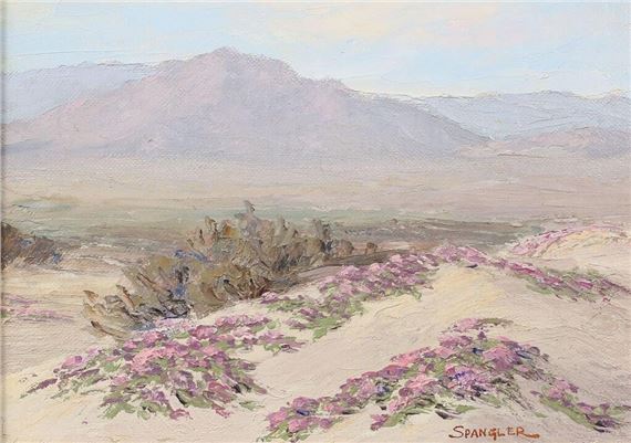 Edna Paine Spangler | Desert landscape | MutualArt