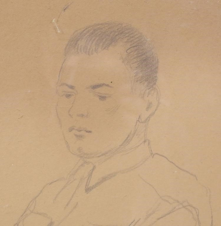 Raphael Soyer | Portrait of a Soldier | MutualArt