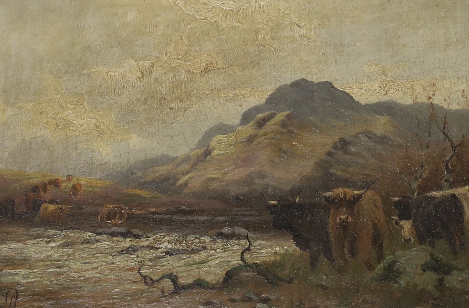Sidney Pike | Scottish landscapes with Highland cattle | MutualArt
