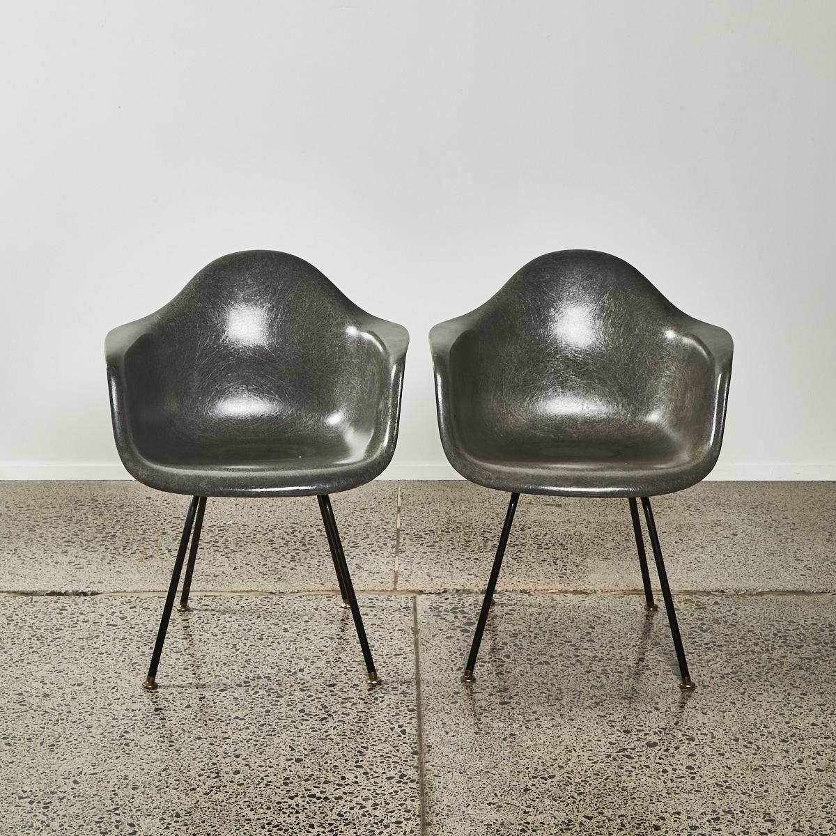 Charles & Ray Eames | A Pair Of Original Fibreglass Eames For Hermann ...