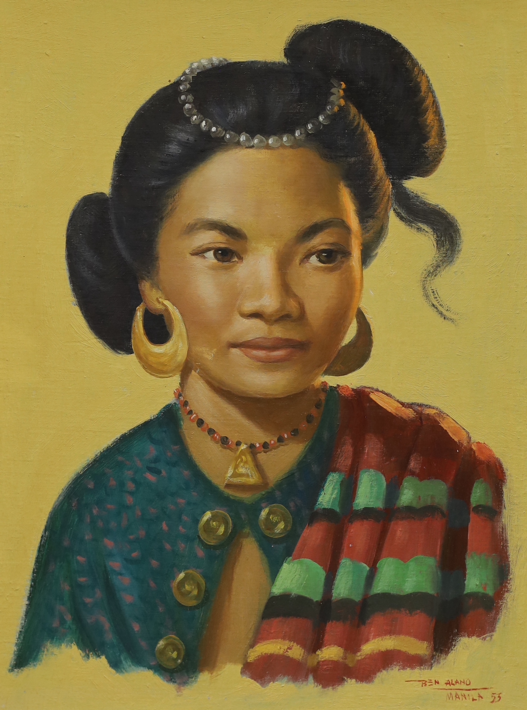 Benjamin Alano | Portraits of a lady and gentleman wearing traditional ...