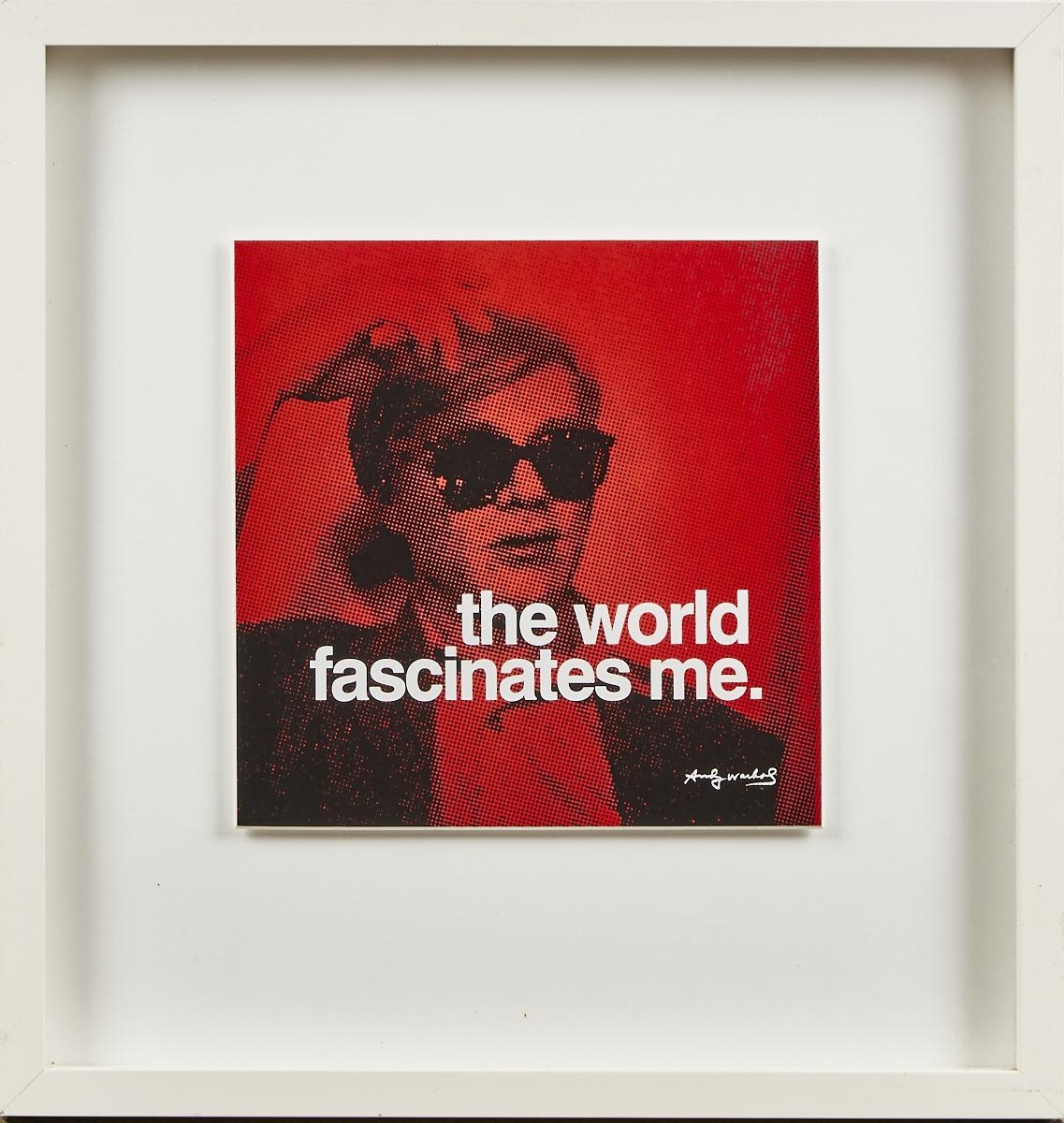 Andy Warhol | The World Fascinates Me | MutualArt