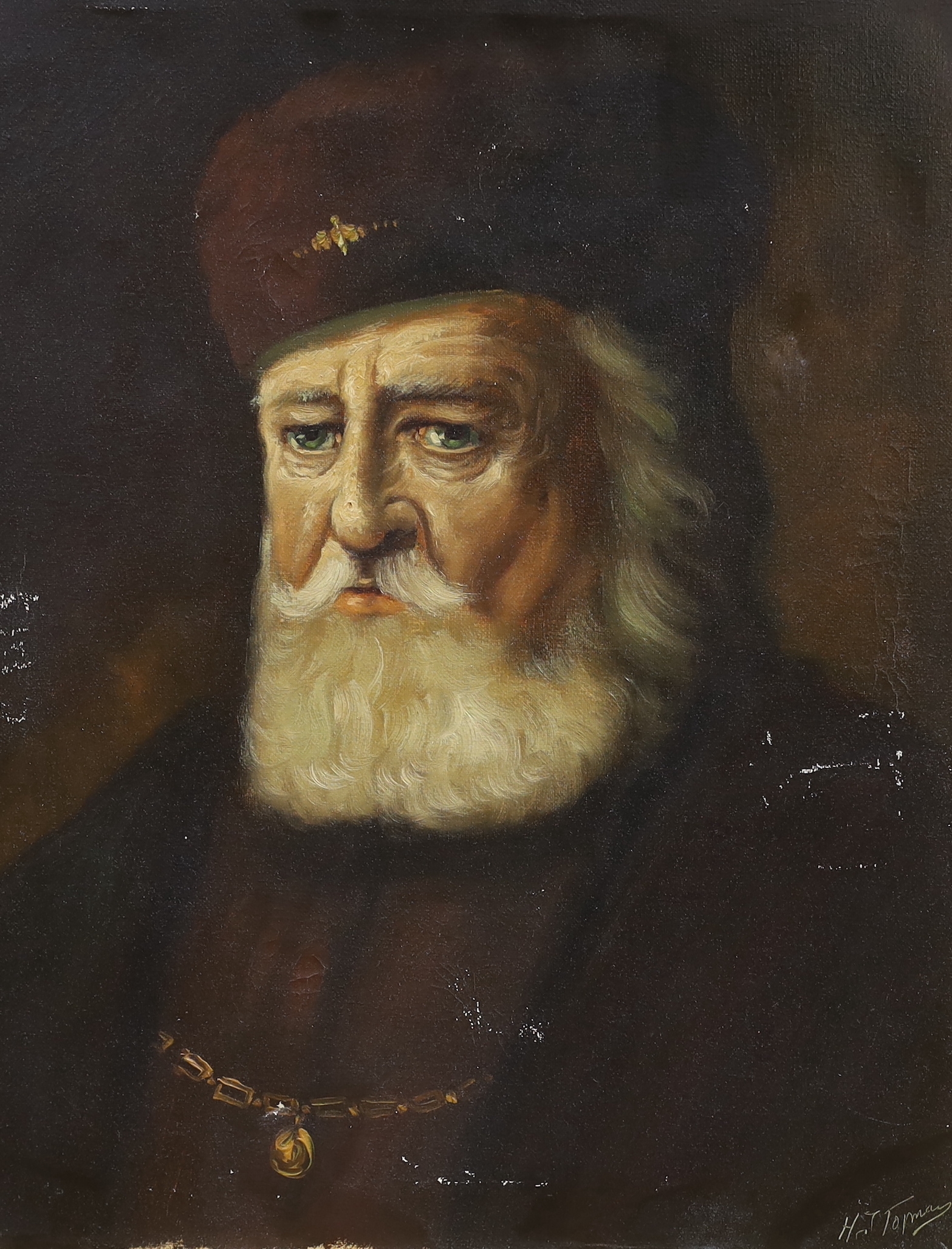 H. J. Topman | Portrait of a Rabbi | MutualArt