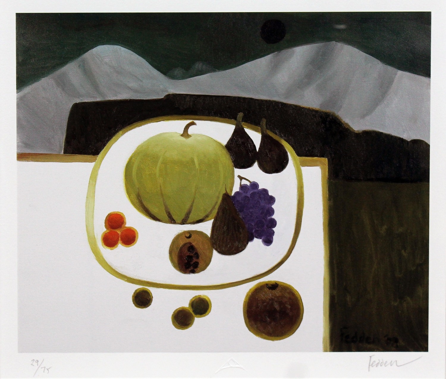 Mary Fedden | Cat and Fish (2007) | MutualArt