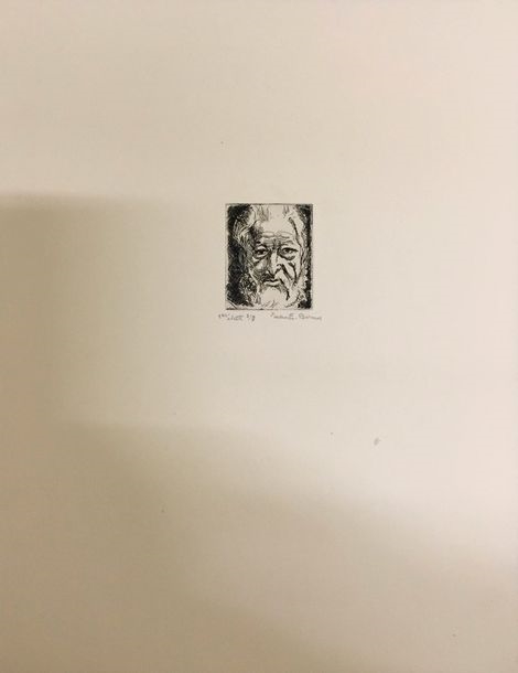 Jean Eugène Bersier | BERSIER Jean Gravure signée en bas à droite ...