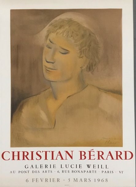Christian Bérard | BERARD Christian Affiche en lithographie,... - Lot ...
