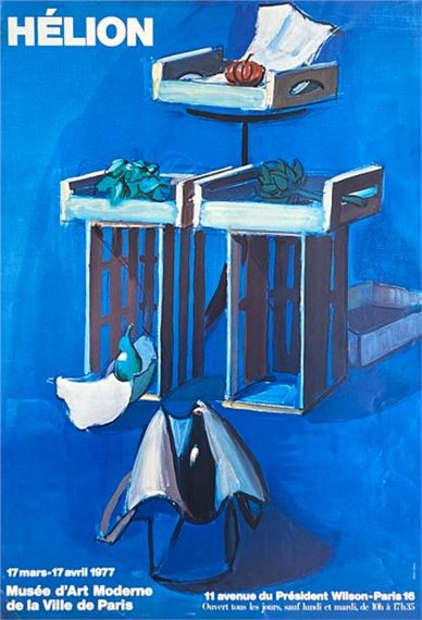 Jean Hélion | exhibition poster, Musée d'Art Moderne de la Ville de ...