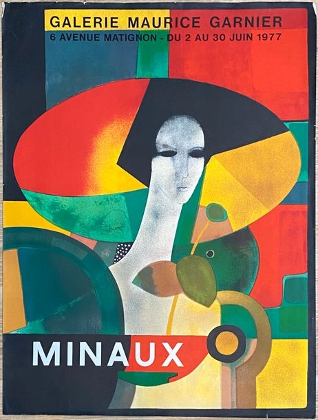 André Minaux | exhibition poster, Galerie Maurice Garnier, 6, avenue ...