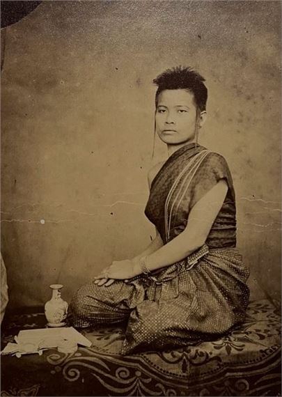 Émile Gsell | Portrait d’une Cambodgienne, indochine c. 1860 (Circa ...