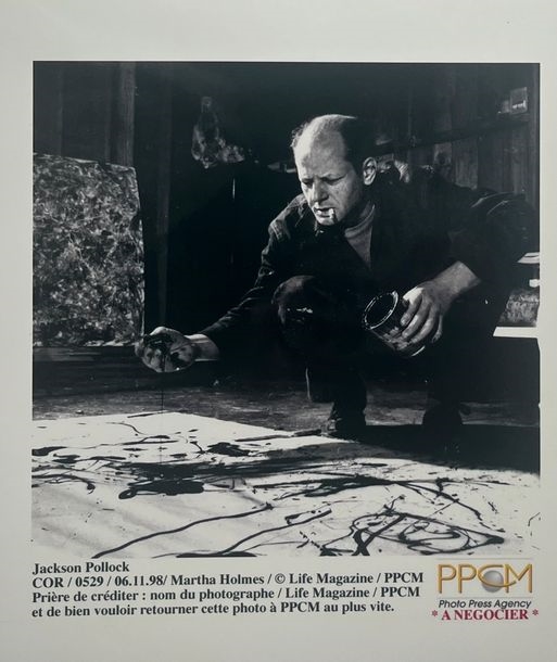 Martha Holmes | Jackson Pollock, 1949 (1949) | MutualArt